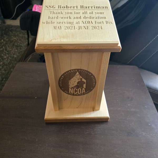 Large Sized Instructor Podium Award Farewell Gift - Etsy