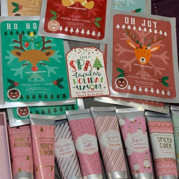 Spa-tacular Holiday Season Tag Spa Christmas Gift Tag Beauty ...