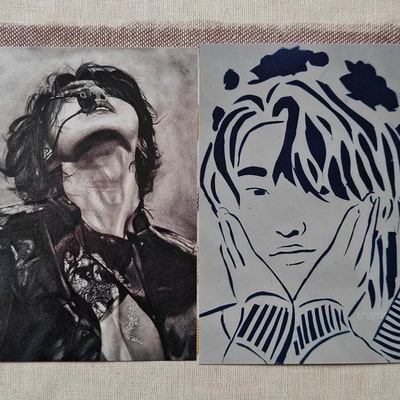 Yeosang ATEEZ Pencil Drawing Sketch Original Artwork A5approx., Kpop ...