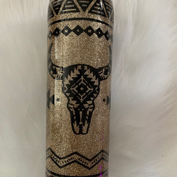 SVG, PNG, DXF, Jpeg, Cow Skull With Aztec Pattern Farmhouse, Country ...