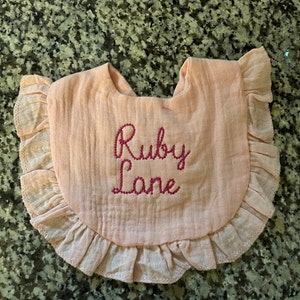 Customize Bibs Special Occasions Embroidered Name Shower Bib Gift ...