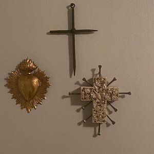 Sacred Heart Milagro Heart Antique Gold Heart Box Catholic - Etsy