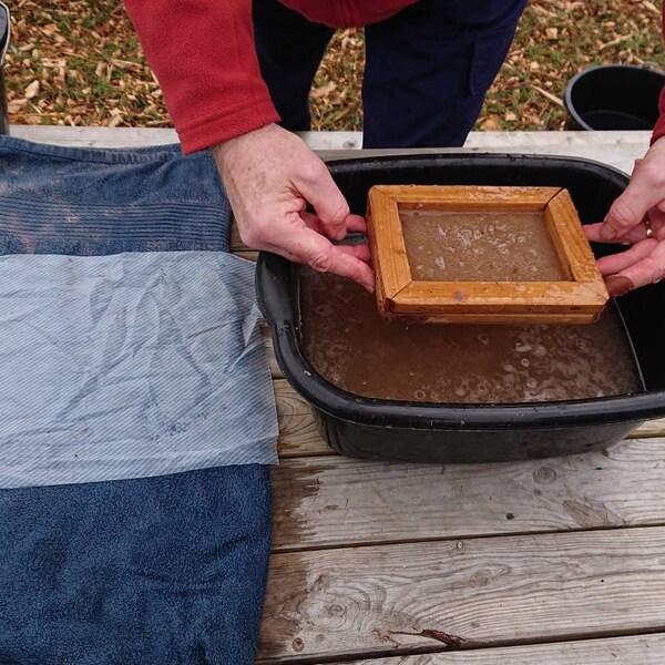 Handmade Cotton Paper Sheets A5 - Black - Etsy