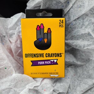 Offensive Crayons: Pot Pack Funny Gag Gift Sarcastic Humor - Etsy