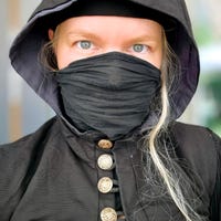 Hooded Half Vest Sewing Pattern, LARP Rogue Pattern, Medieval Villain ...