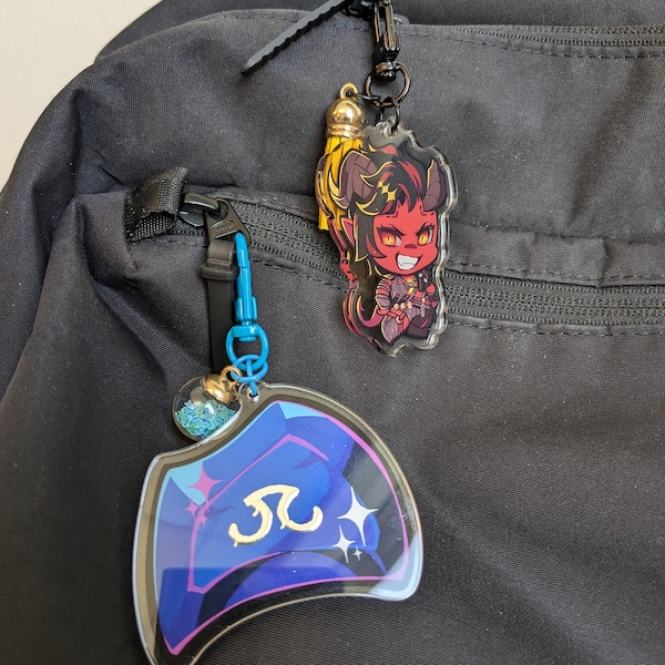 Final Fantasy 14 FFXIV Job Stone Keychain: Pictomancer (NEW), Viper ...