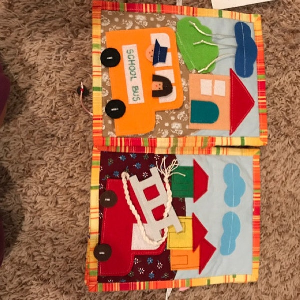 Personalized Busy Blanket,activity Play Mat for Toddlers,alzheimer's ...