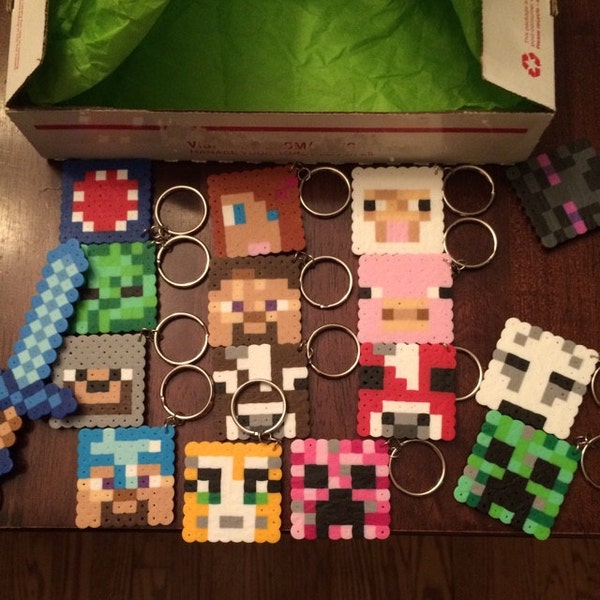 DIY Minecraft Perler Bead Kits - Etsy