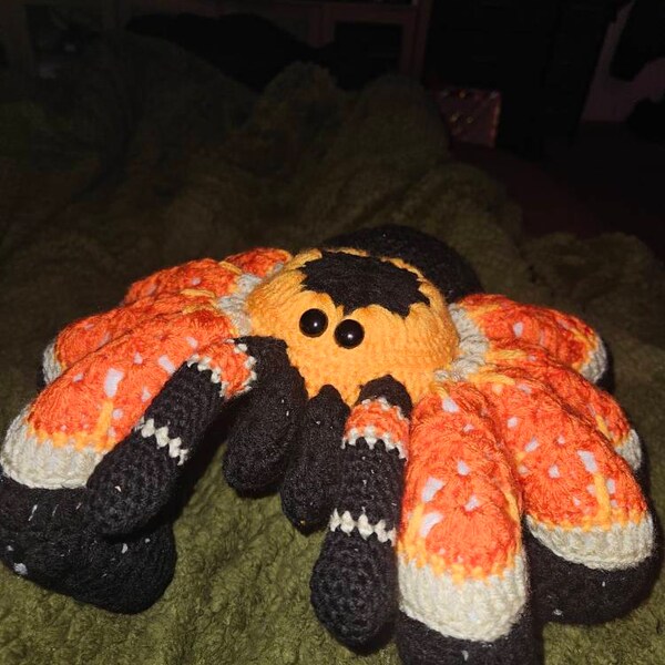 Crocheted Baby Tarantula - MADE TO ORDER - Crocheted Spider - Custom ...