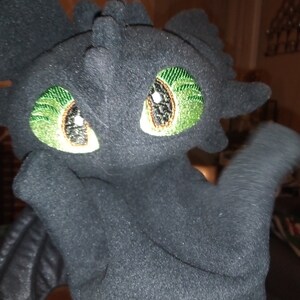 Light Fury Hand Puppet/toothless Hand Puppet/how to Train Your Dragon ...