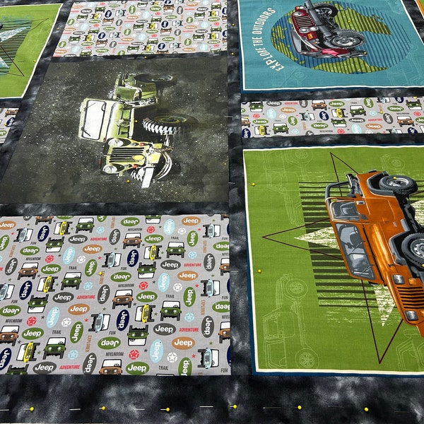 Keeping It Reel Fishing Fish Fabric Panel North America Fabric Blank ...