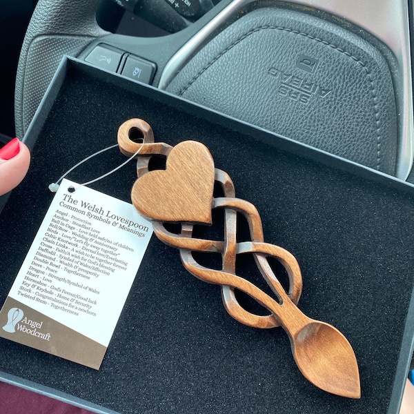Gift of Fortune Welsh Love Spoon - Etsy UK
