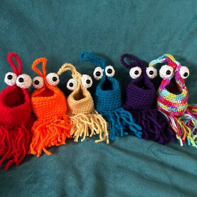CROCHET PATTERN Mini Yip Yip, Crochet Hanging Yip Yip, Car Hanger ...