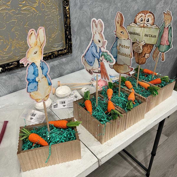 Beatrix Potter Peter Rabbit Flopsy and Friends Choice of Custom Name ...