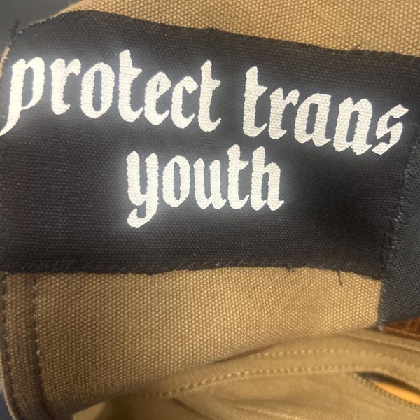 Protect Trans Youth Sew on Patch | Lgbtq Activism - Etsy