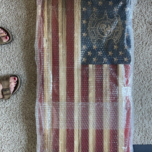 Rustic Busch Light Wooden Flag - Etsy