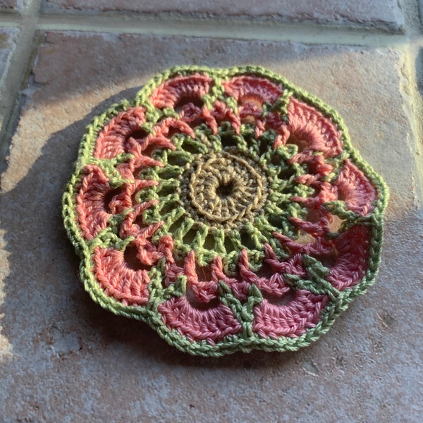 Crochet PATTERN "greek Islands" Coasters. Colorful Crochet Coasters ...