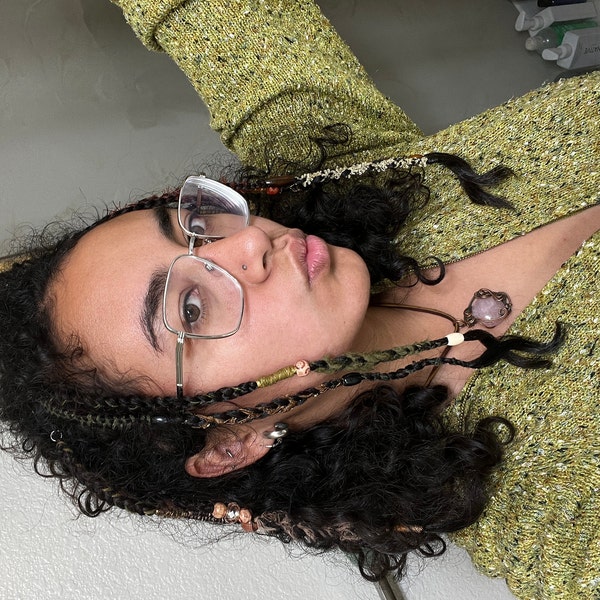 Forest Fae Braids, Clip in Dreads, Fishtail Braids, Synthetic Dreads ...