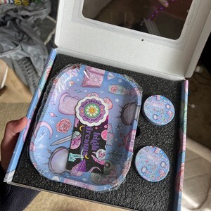 Rolling Tray and Grinder Set Magic Stoner Kit With Gift Box - Etsy