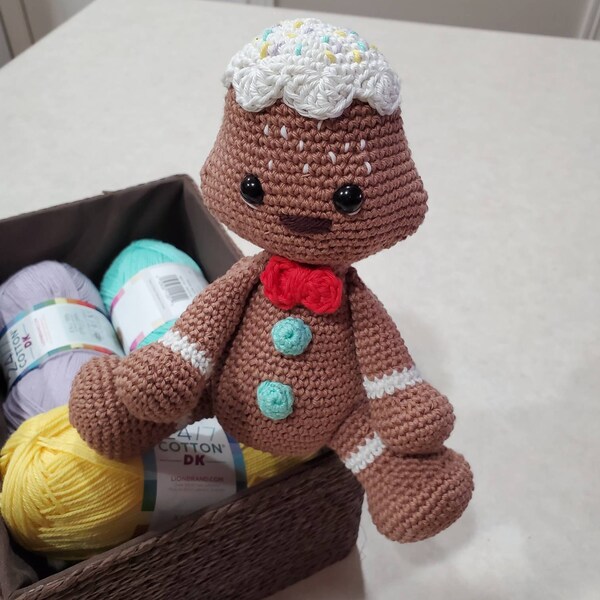 Amigurumi Gingerbread Man | Crochet Gingerbread | Crunch | Gingerbread ...