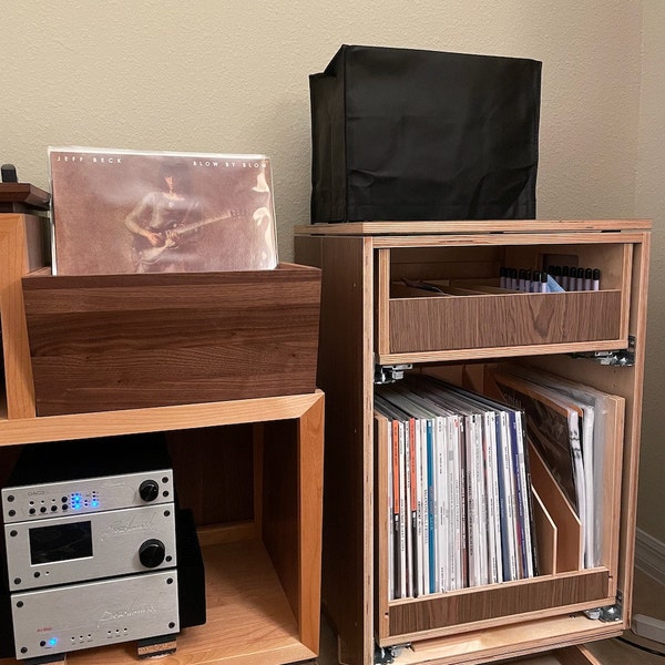 Tall Cabinet for Vinyl & All Purpose Crates - Etsy