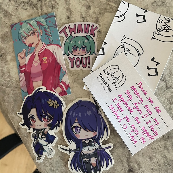 Honkai Star Rail HSR Dr.ratio Aventurine Topaz Chibi Vinyl Stickers - Etsy