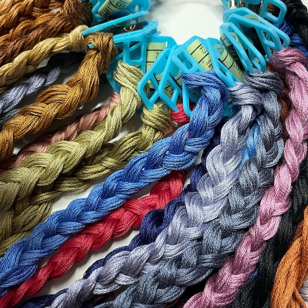 MIDI Floss Thread Drops With Label Tag Slot | Cross Stitch, Embroidery ...