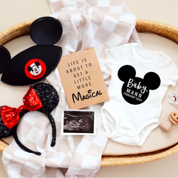 MAGIC | BABY | Digital Pregnancy ANNOUNCEMENT | Disneyland | Disney ...