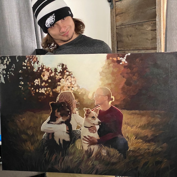 Custom Oil Painting From Photo,custom Painting From Photo,custom Oil ...