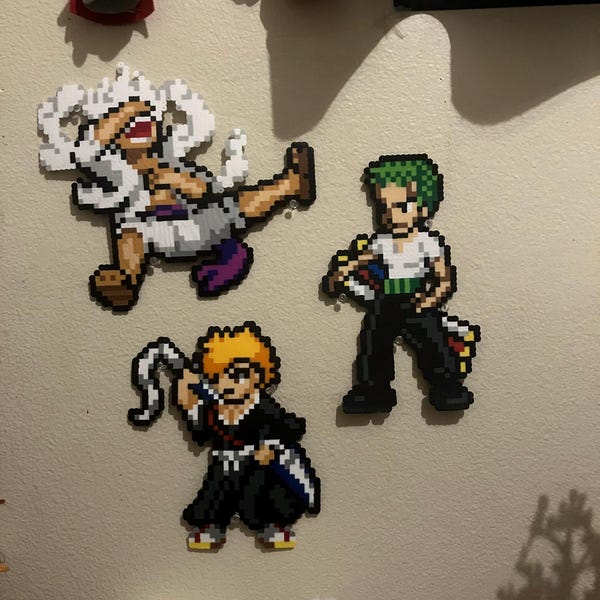 Yu Yu Hakusho - Yusuke Perler Bead Pixel Art - Etsy