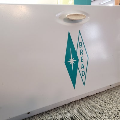 Astro Atomic Diamond DECAL Mailbox Address Numbers Retro Mid Century ...