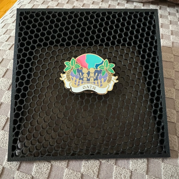 3D Printed Enamel Pin Display Board: Desktop & Shelving - Etsy