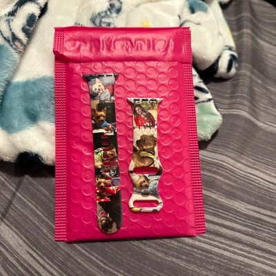 Abstract Dots, Pink Watch Band Compatible With Apple Watch Series 1-9 ...