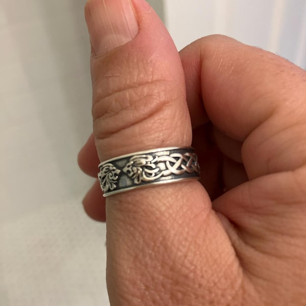 Thin Minimalist High Polished Simple Plain Silver Ring Band / Stackable Engagement Promise ...