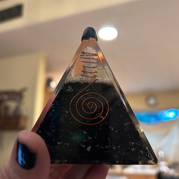 Rose Quartz Orgone Pyramid for Peace Calm Unconditional Love ...