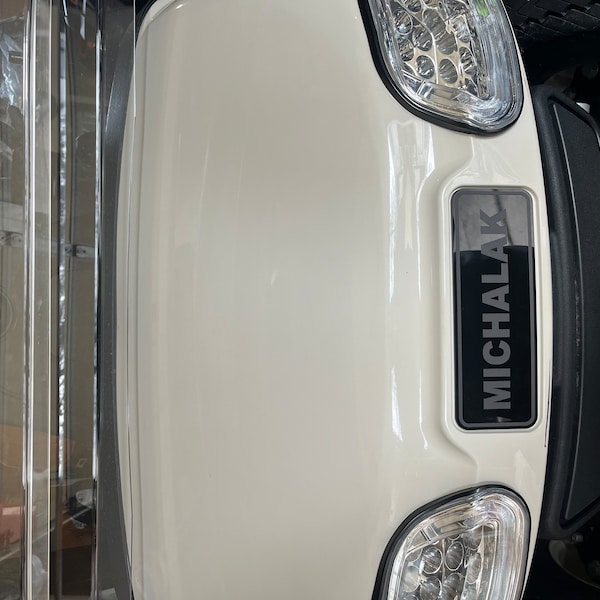 Personalized Golf Cart Badge: Laser Engraved Acrylic EZGO TXT RXV Tempo ...