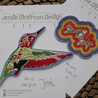 Stardew Valley Cow Sprite Pixel Art Digitally Embroidered Adhesive ...