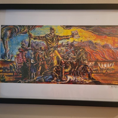 Print 18x12 John Brown Tragic Prelude Revisited Bleeding Kansas ...