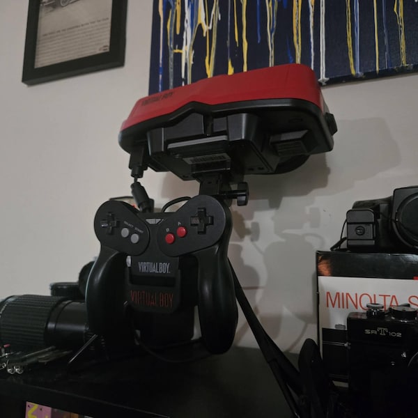 Nintendo Virtual Boy Console Game Controller Display Brace Stand Holder ...