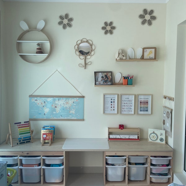 Set of 6 Educational Wall Art, Classroom Posters, Homeschool Printables ...