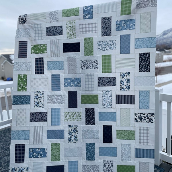 Digital PDF Pattern: Simply Done Quilt Pattern 5 Sizes-layer Cake Fat ...