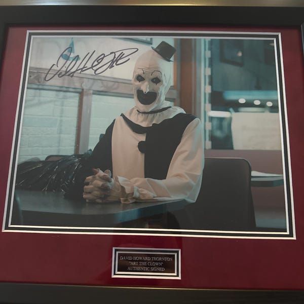 CASEY HARTNETT Signed Allie Terrifier 2 Matted and Framed. . Registered ...
