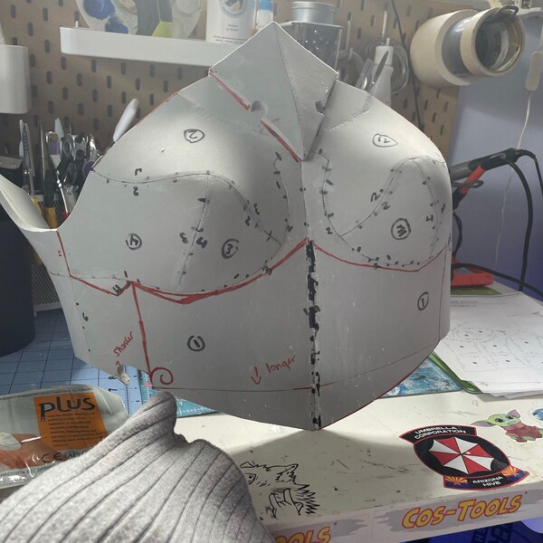 Female Chest Armor No.1 - Printable DIY EVA Foam Cosplay Pattern ...
