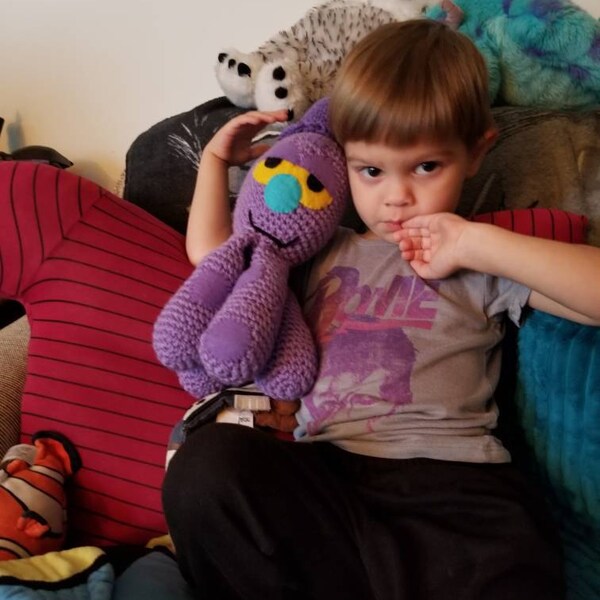 Crochet Mr.octi Inspired Toy/ Kawaii Octi / Amigurumi Mr. Octi/ 12 Inch ...