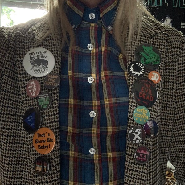 Video Rental Sticker Buttons Magnets & Bottle Openers. Set 01 - Etsy