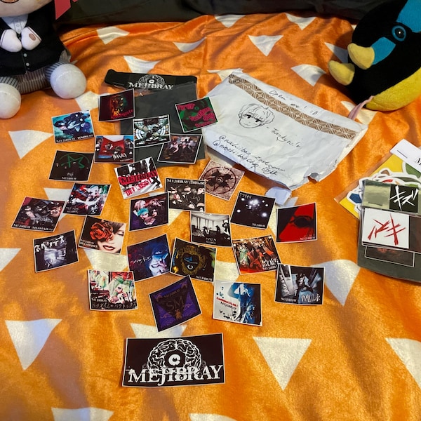 JILUKA Visual Kei, V-kei, J-rock Band Glossy and Waterproof Sticker Set of 5 - Etsy