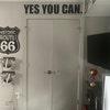 YES YOU CAN. Inspirational Wall Decal, Gym Design Ideas, Gym Wall Decal ...