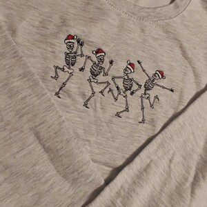 Halloween Machine Embroidery Design Files Skeleton Dance - Etsy