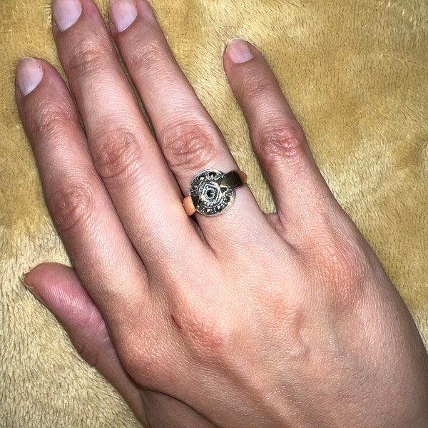 Century-old Vintage Ring, Gold Ring, Sterling Silver Ring Antique Ring ...