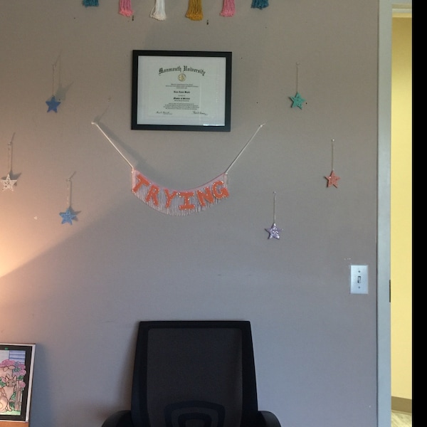 Trying FUN CULT Fringe Banner | Trying Garland, Wall Hanging Banner ...